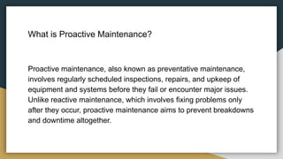 The Importance of Proactive Maintenance: Keeping Your Systems Running ...