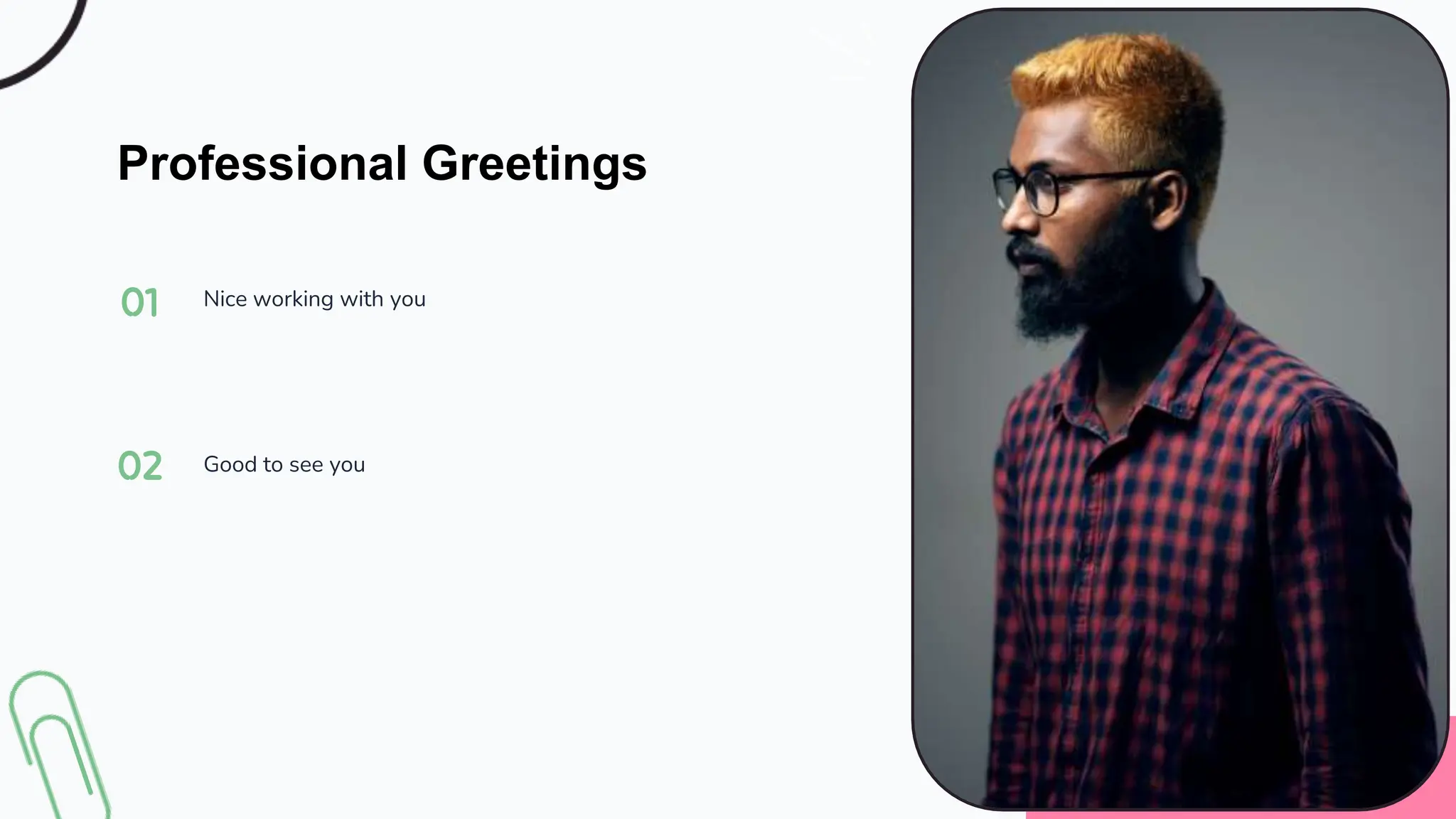English Greetings in formal and informal situations | PPTX