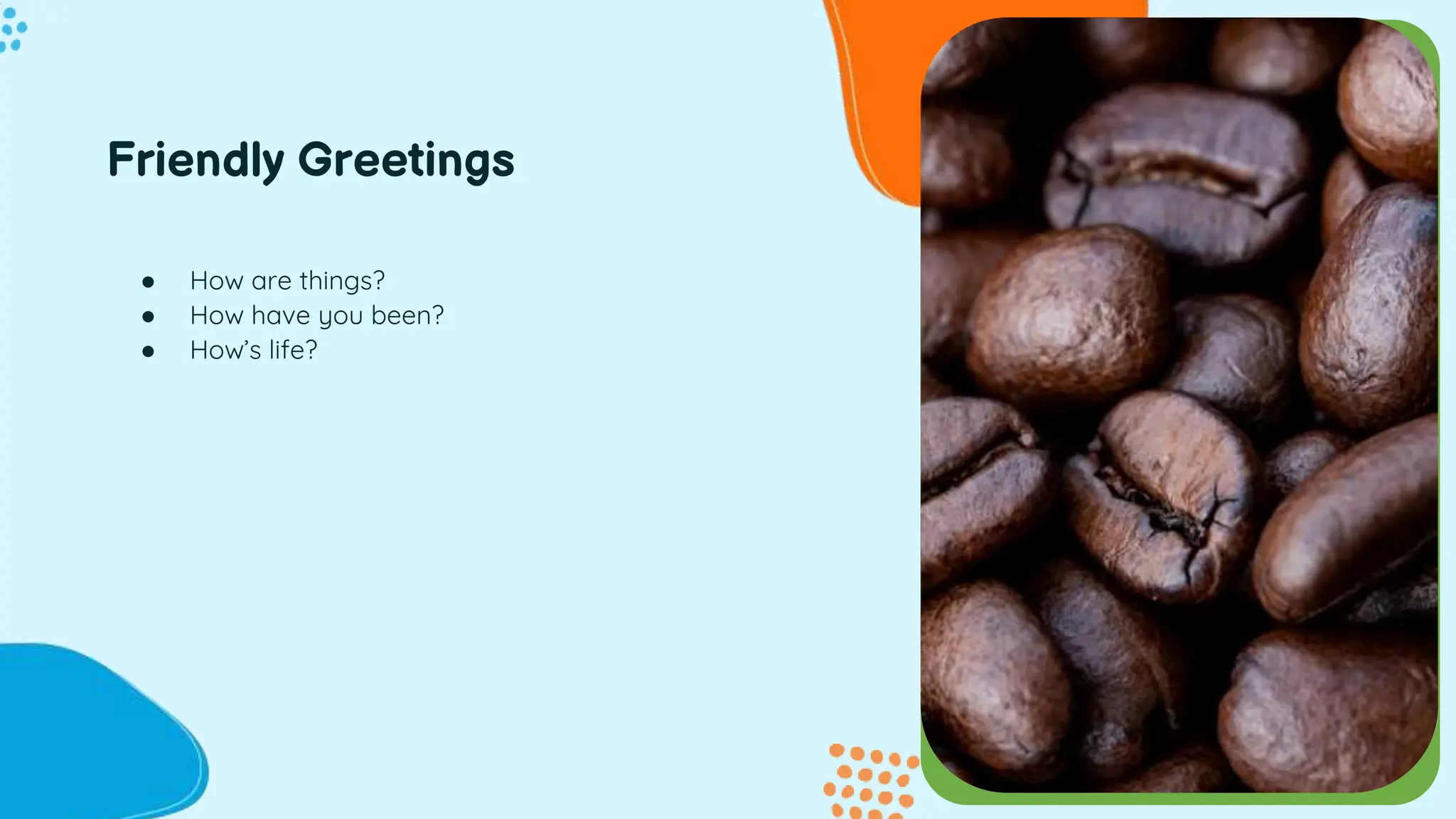 English Greetings in formal and informal situations | PPTX