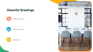 English Greetings in formal and informal situations | PPTX