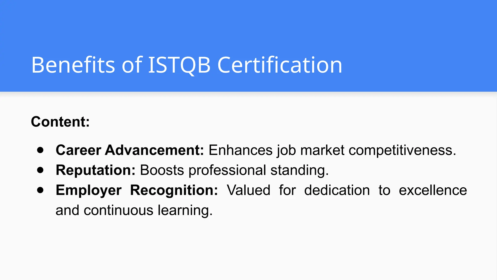 Why ISTQB Certification is Essential for Every QA Professional | PPT