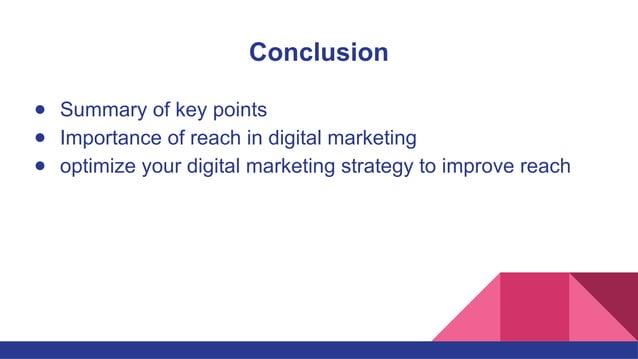 "A Comprehensive Guide to Exploring Reach in Digital Marketing" | PPTX