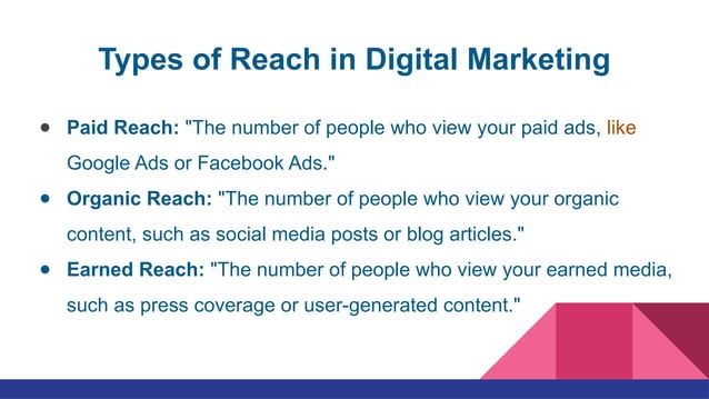 "A Comprehensive Guide to Exploring Reach in Digital Marketing" | PPTX