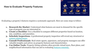 The Ultimate Guide to Property Features, Characteristics | PPT