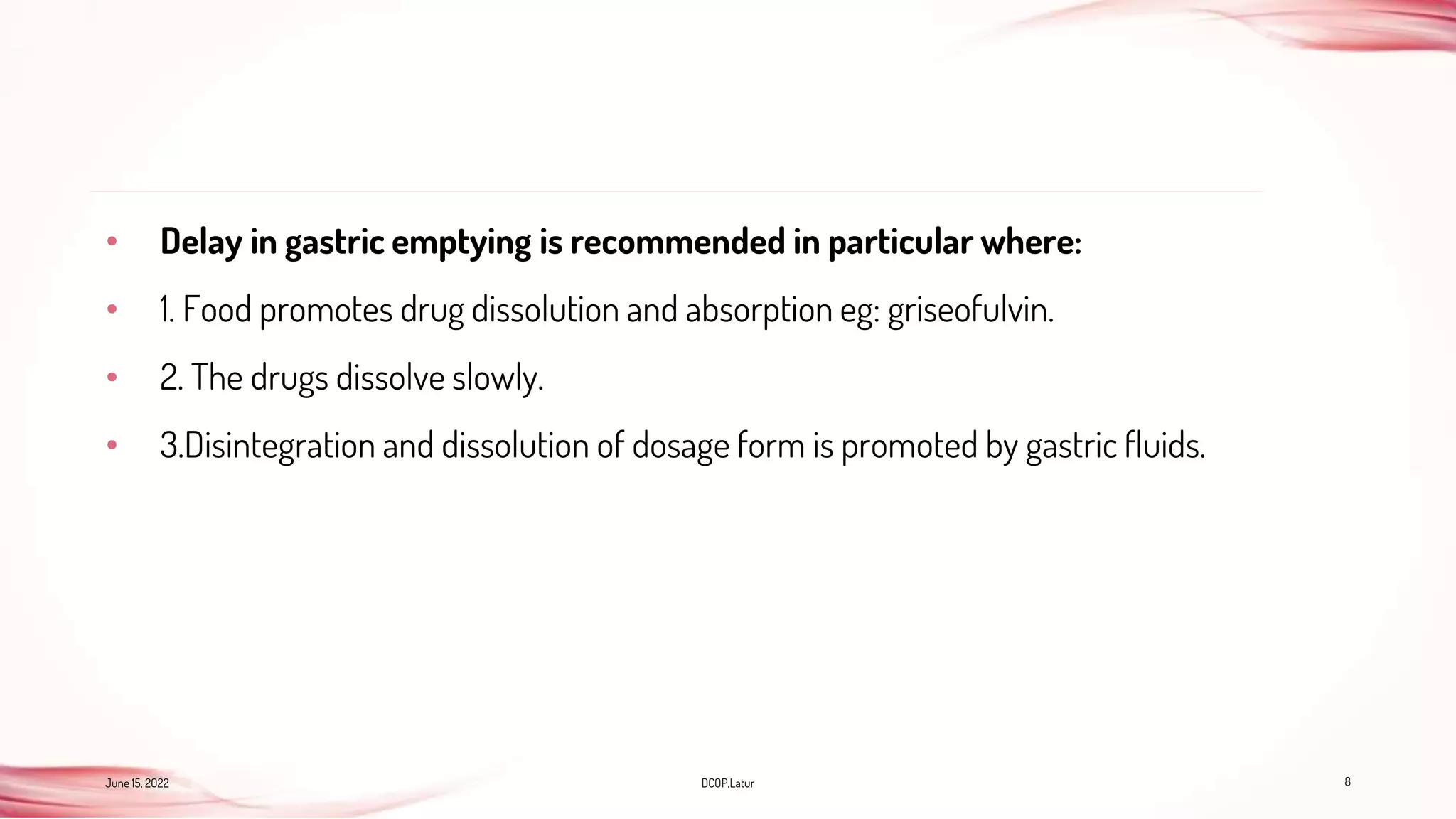 Gastric emptying and Factors affecting Gastric emptying. | PPTX