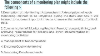 (Monitoring Of Clinical Trial Assignment ) " Write about the factors ...