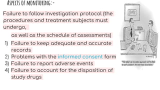 (Monitoring Of Clinical Trial Assignment ) " Write about the factors ...