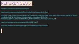 MONITORING OF CLINICAL TRIALS ASSIGNMENT , TOPIC - " MAKE YOUR OWN SOP ...