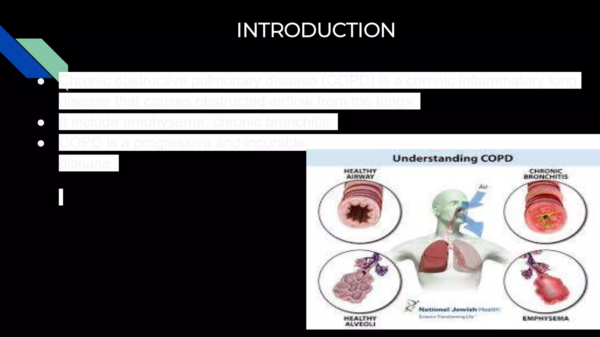 CHRONIC OBSTRUCTIVE PULMONARY DISEASE (COPD) | PPTX