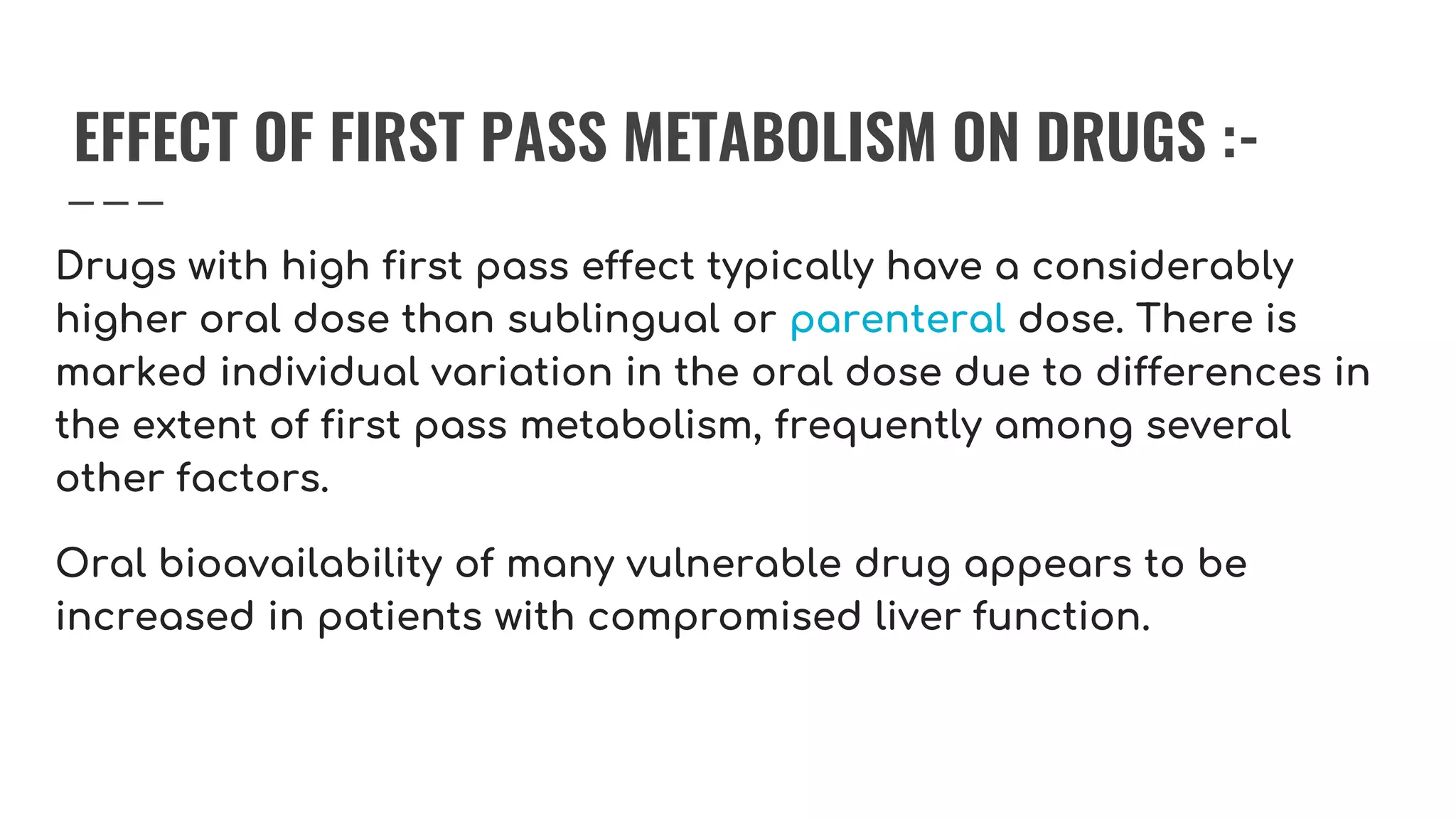 Biopharmaceutics Presentation Topic- FIRST PASS METABOLISM | PPTX