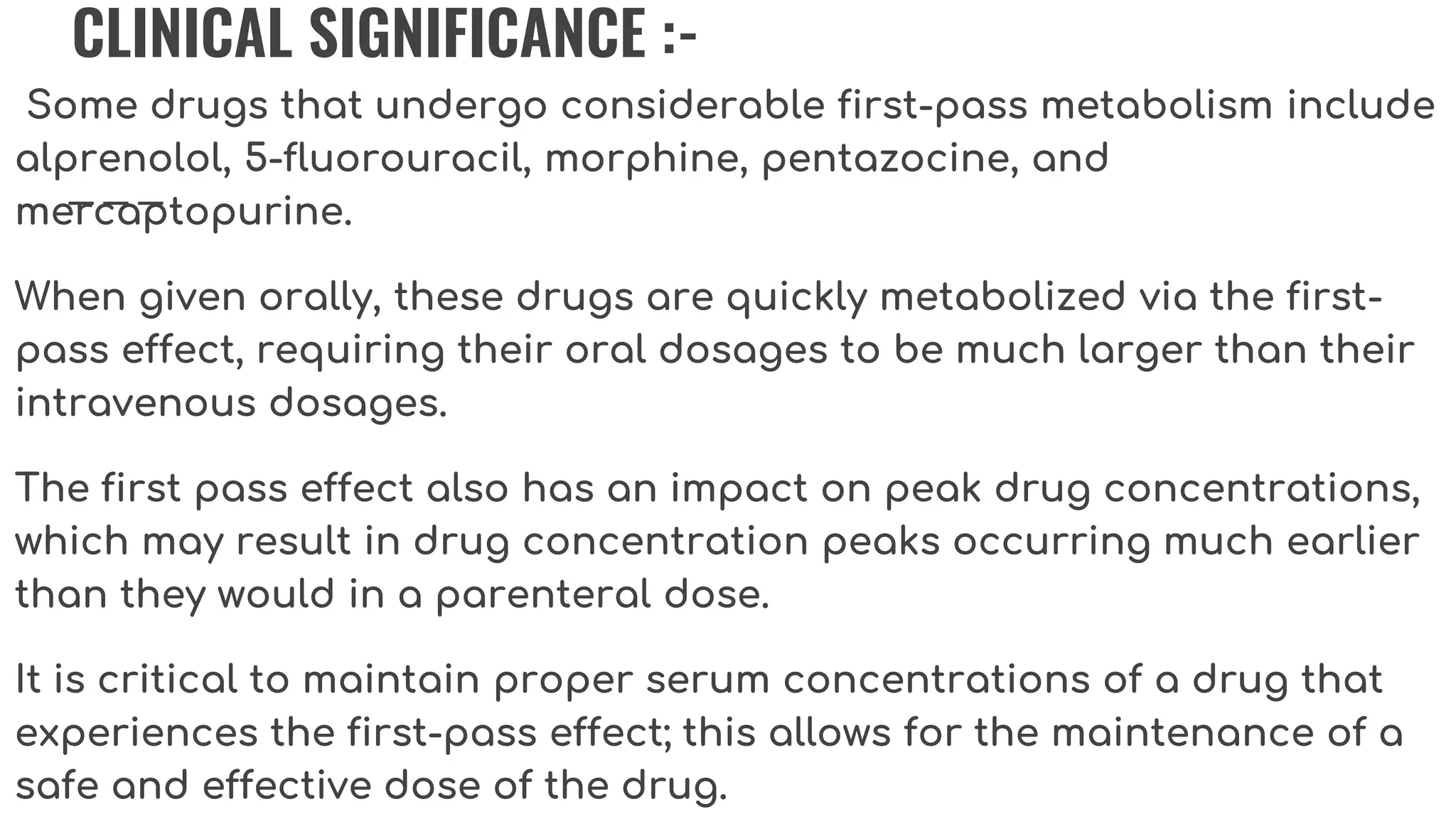 Biopharmaceutics Presentation Topic- FIRST PASS METABOLISM | PPTX
