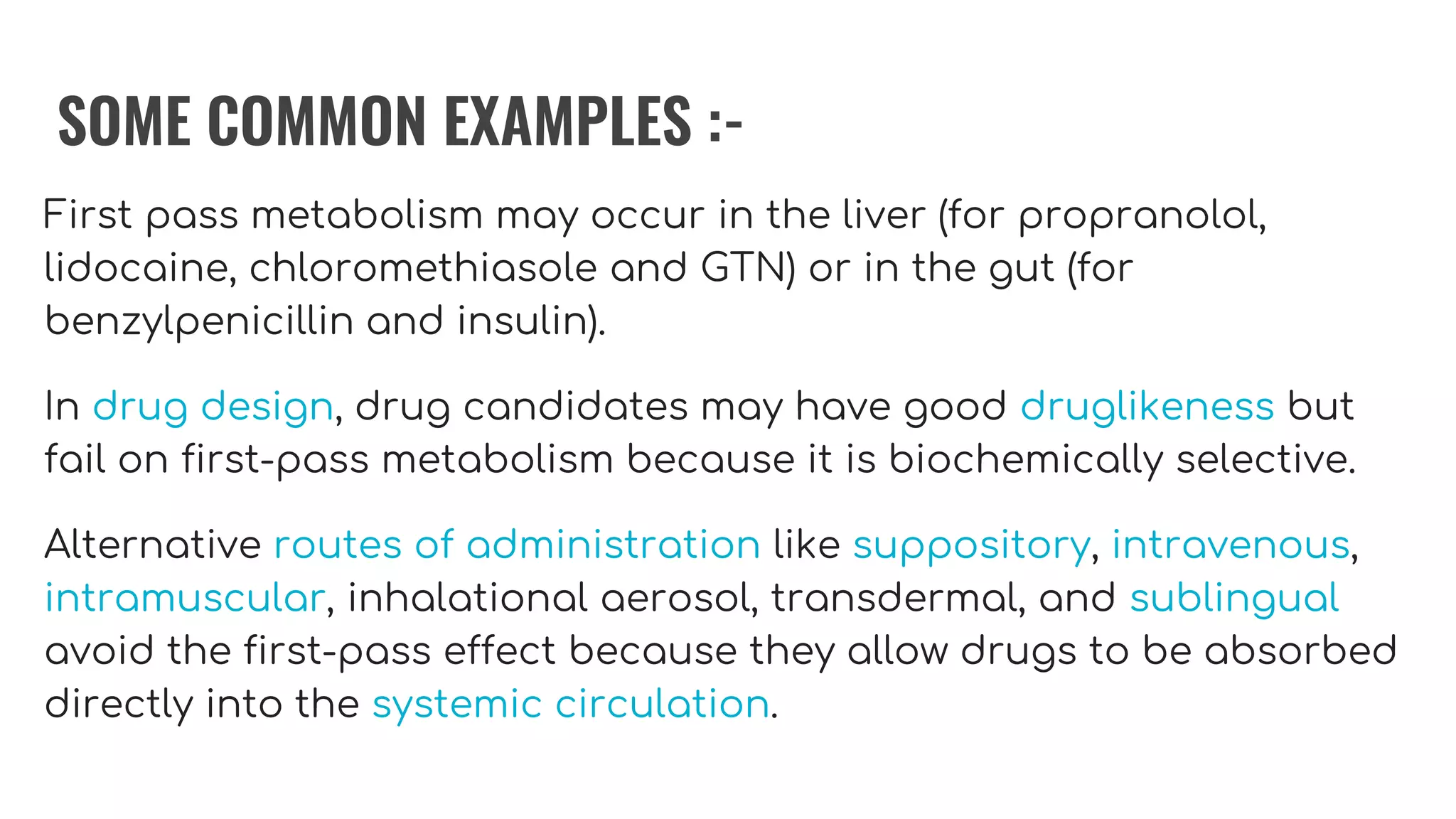 Biopharmaceutics Presentation Topic- FIRST PASS METABOLISM | PPTX