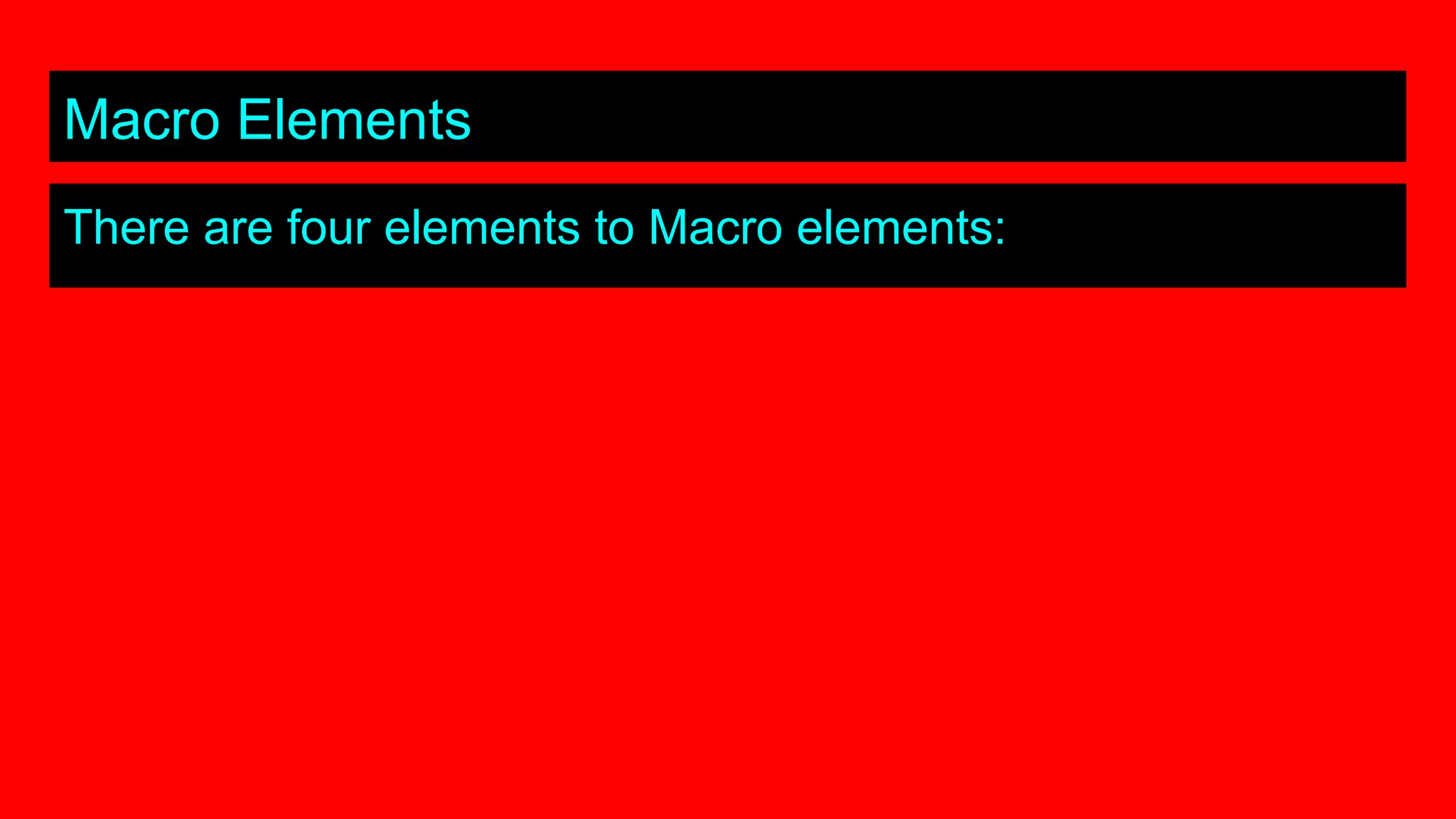 Micro and Macro elements in film | PDF
