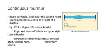 Approach to murmurs | PPTX | Heart and Cardiovascular Diseases ...
