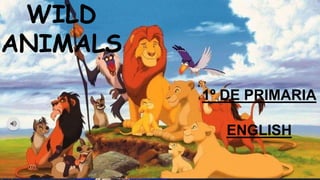 Wild animals english lesson | PPTX