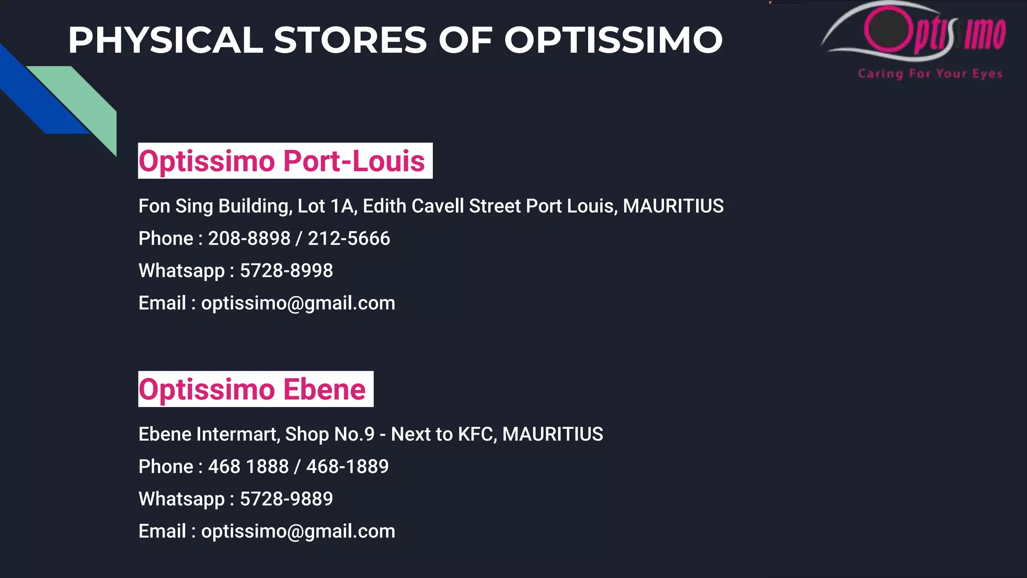 Optissimo Mauritius | PPT