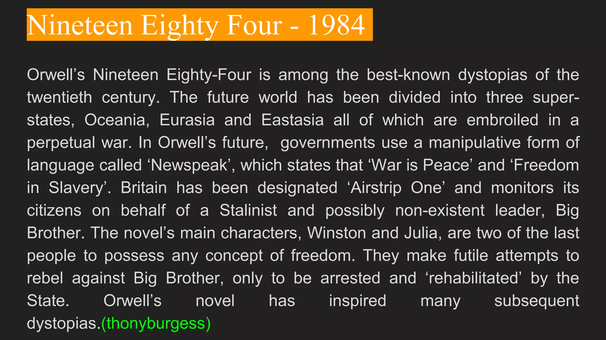 Dystopian literature .pptx