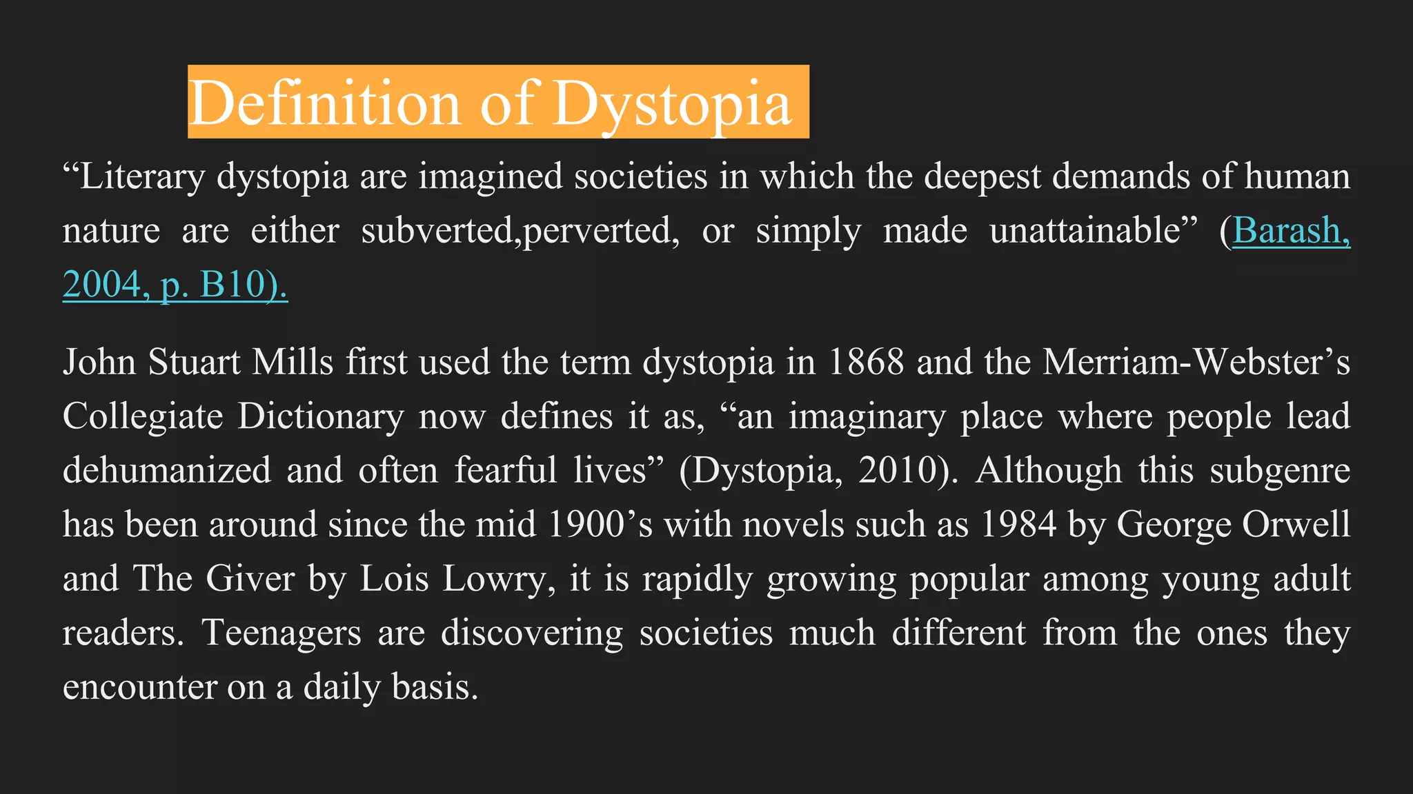 Dystopian literature .pptx