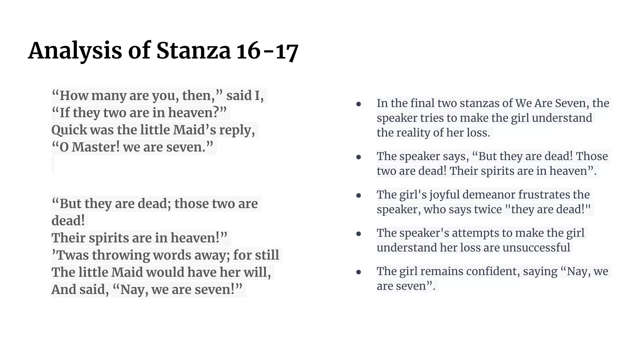 Analysis, We are seven.pptx