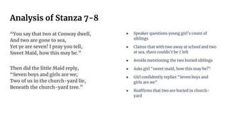 Analysis, We are seven.pptx