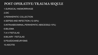 Management of Liver Injuries | PDF