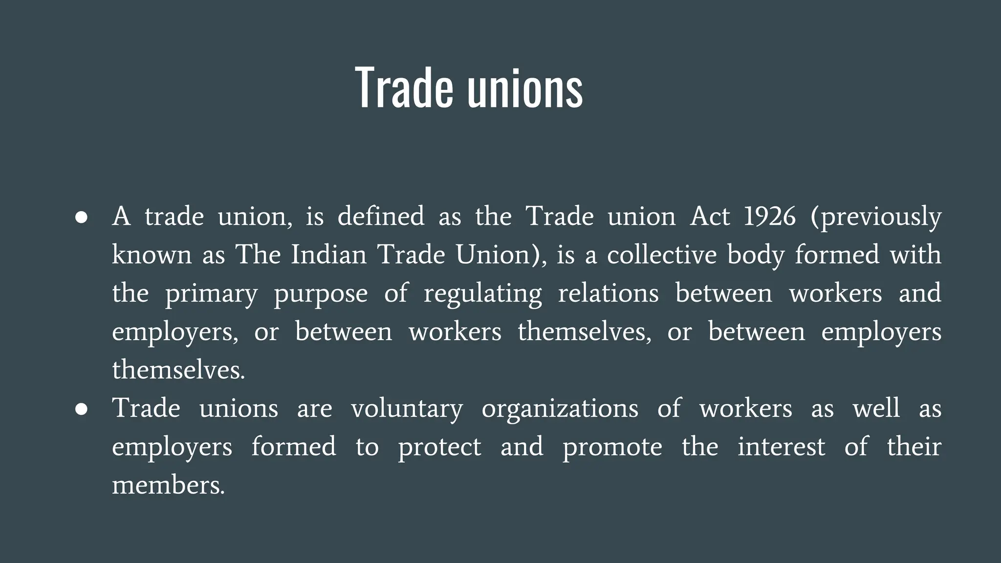 Present and Future of Trade unions .pptx