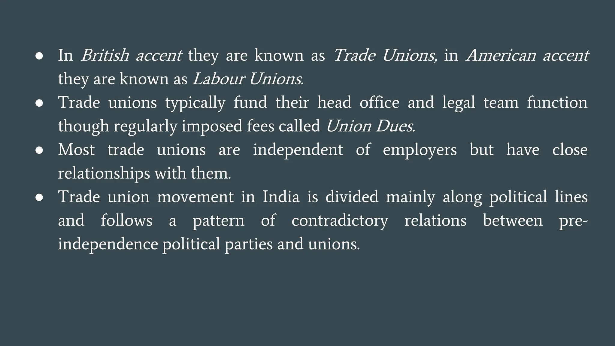 Present and Future of Trade unions .pptx