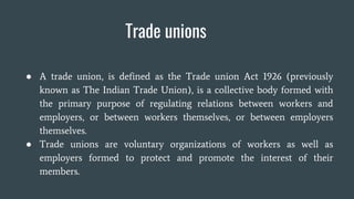 Present and Future of Trade unions .pptx