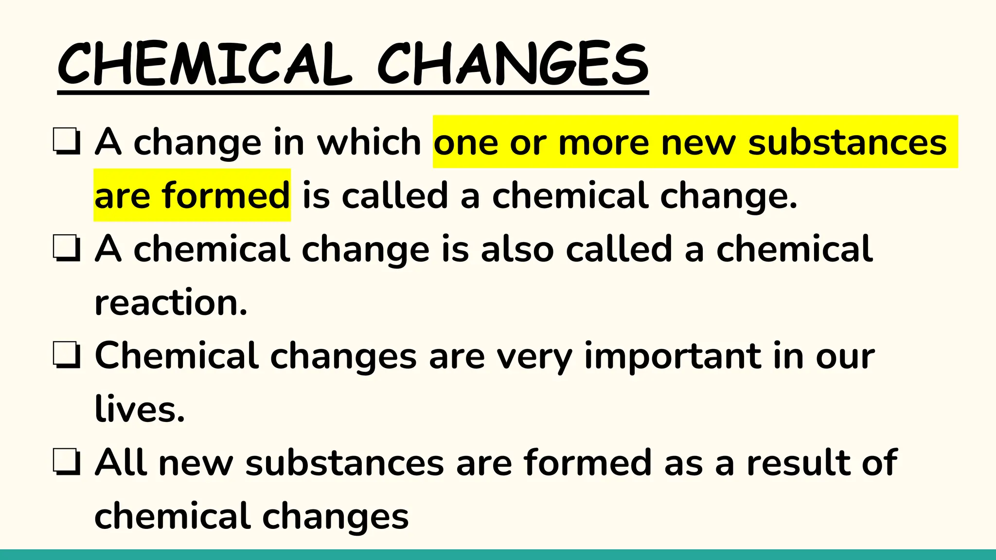 Physical and chemical changes class 7 CBSE NCERT chapter general ...