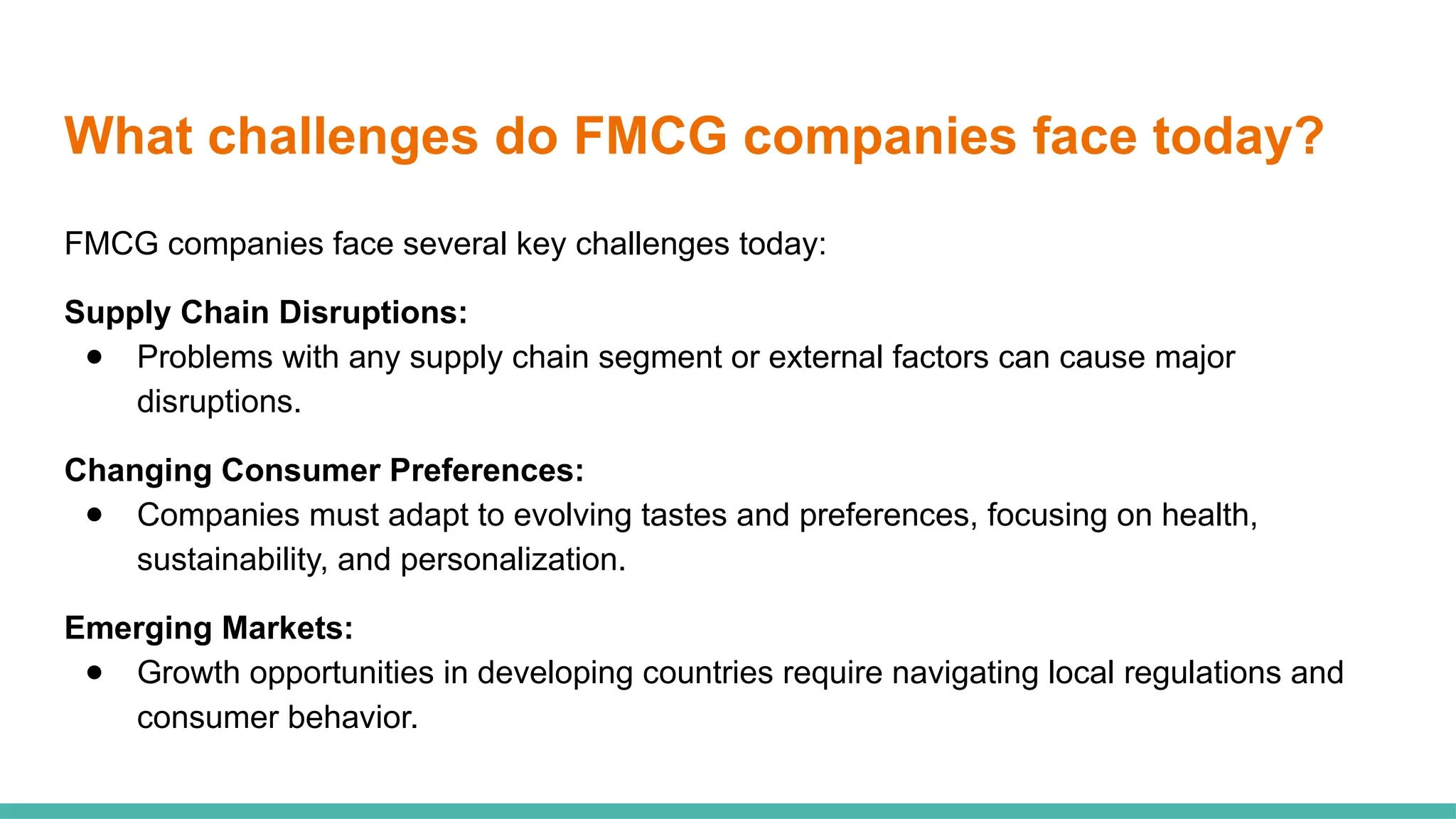 Inside FMCG industry: Strategies, Trends, innovations | PPTX