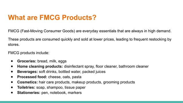 Inside FMCG industry: Strategies, Trends, innovations | PPTX
