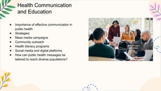 Foundations of Public Health: Building a Healthier World | PPTX