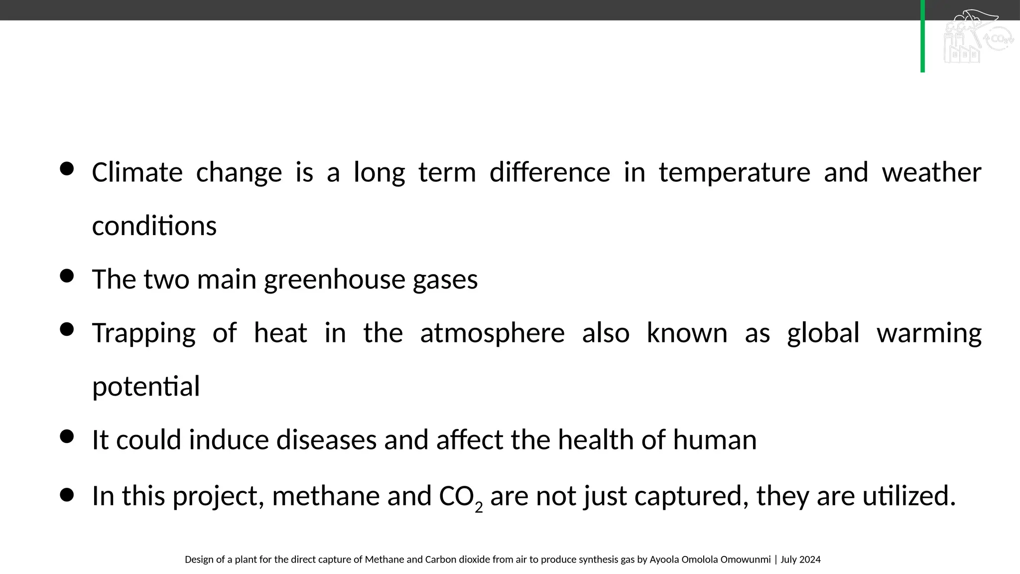 Direct Capture of Methane and Carbon dioxide from air to produce ...