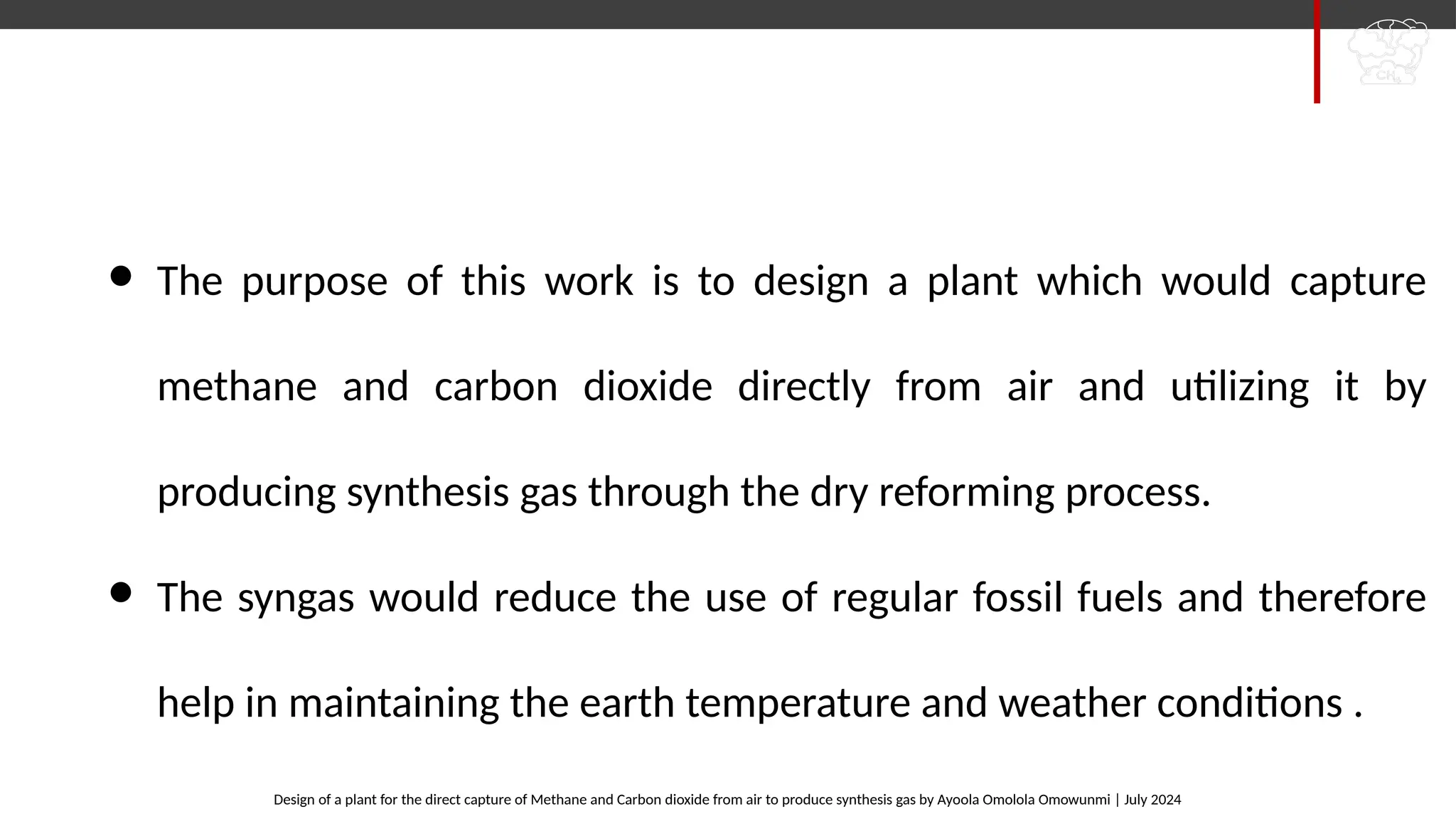 Direct Capture of Methane and Carbon dioxide from air to produce synthetic gas..pptx