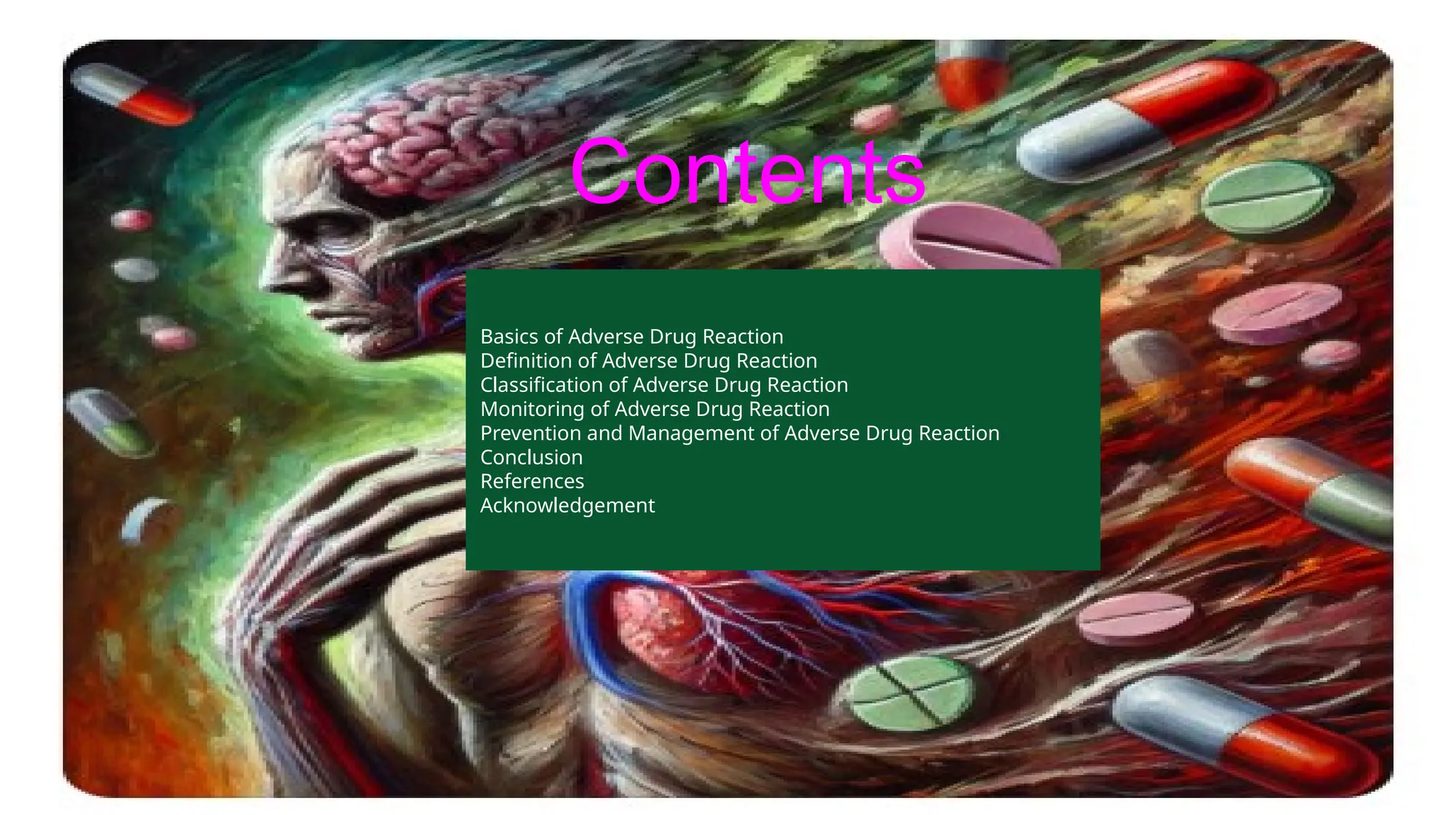 Adverse Drug Reaction and Monitoring in the society | PPTX