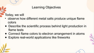 Electronic Structure of Matter & The Flame Test | PPTX