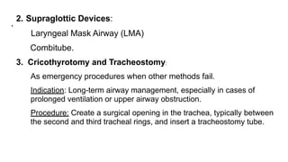 Airway Obstruction Management Techniques and strategies | PDF