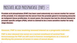 ACID PHOSPHATASE - PROTEINS AND ENZYMES ASSIGNMENT | PPTX