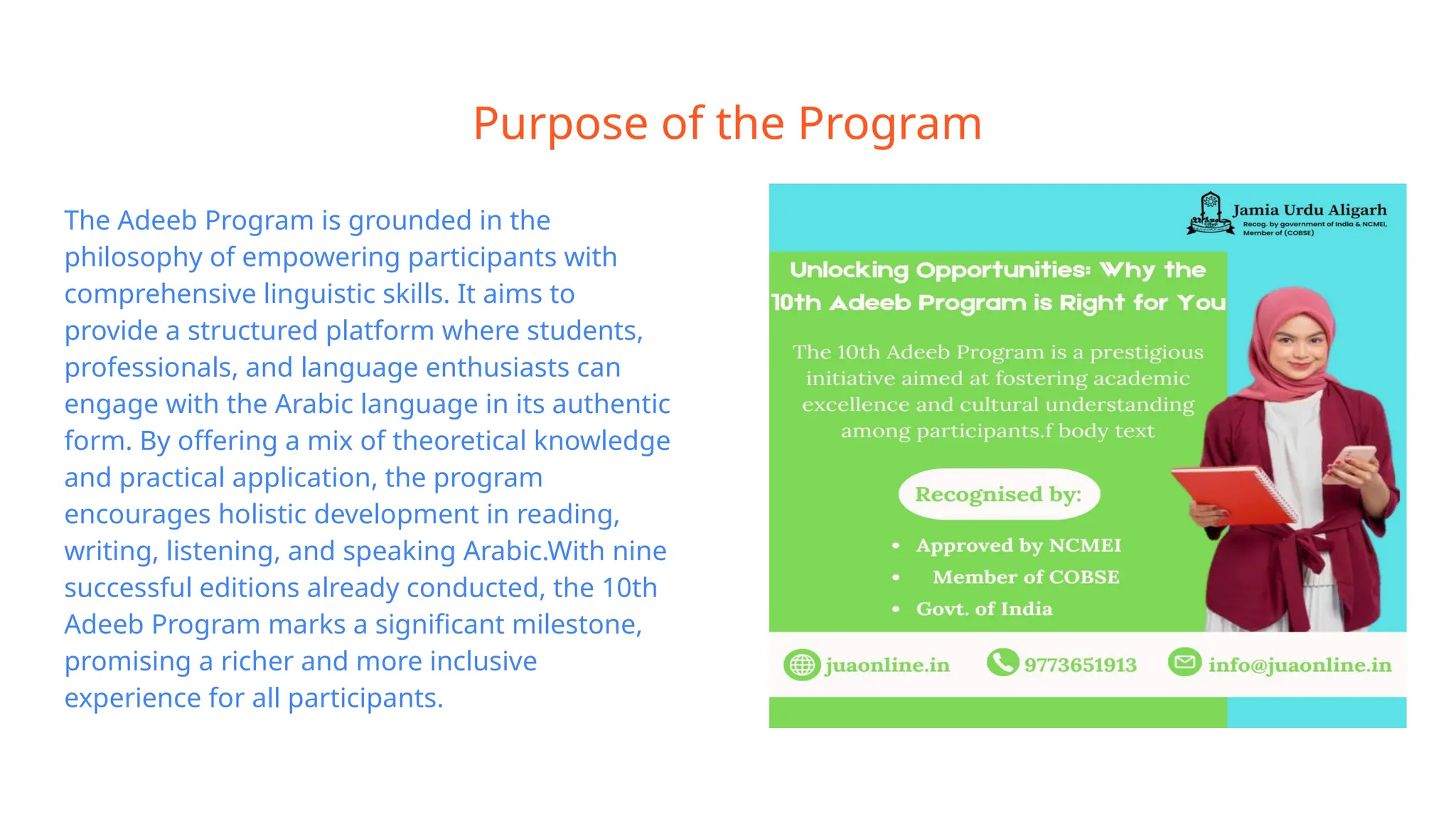 Discover the Impact of the 10th Adeeb Program on Urdu Language Mastery ...
