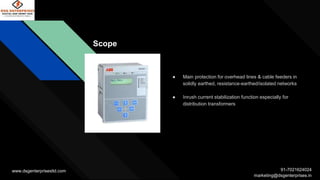 ABB FEEDER PROTECTION REJ601 NUMERICAL RELAY | PPTX