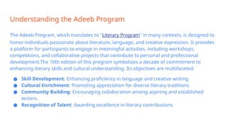 From Basics to Brilliance: How the 10th Adeeb Program Shapes Urdu ...