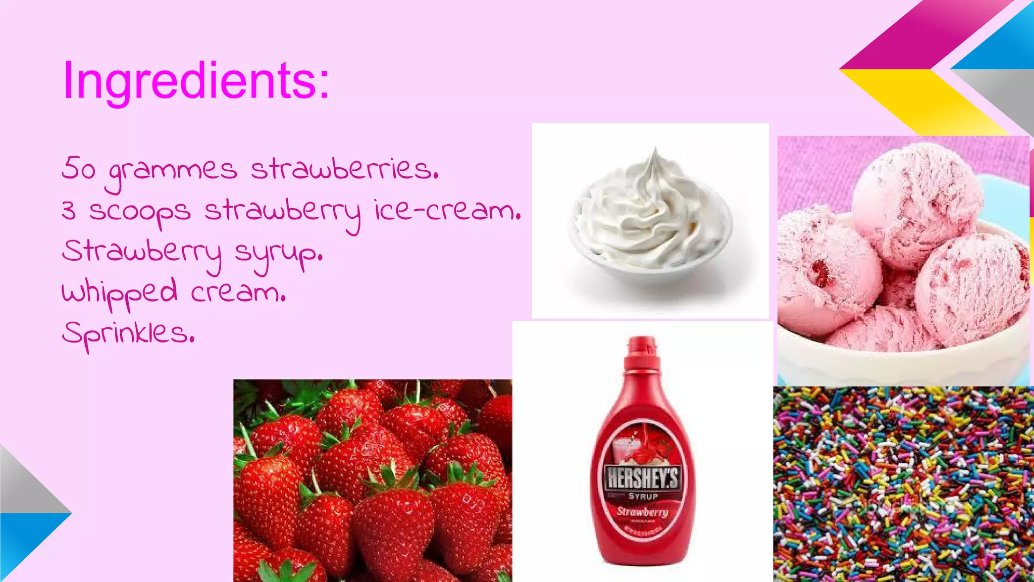 Ice cream sundae by Valeria and Iker F. | PPT