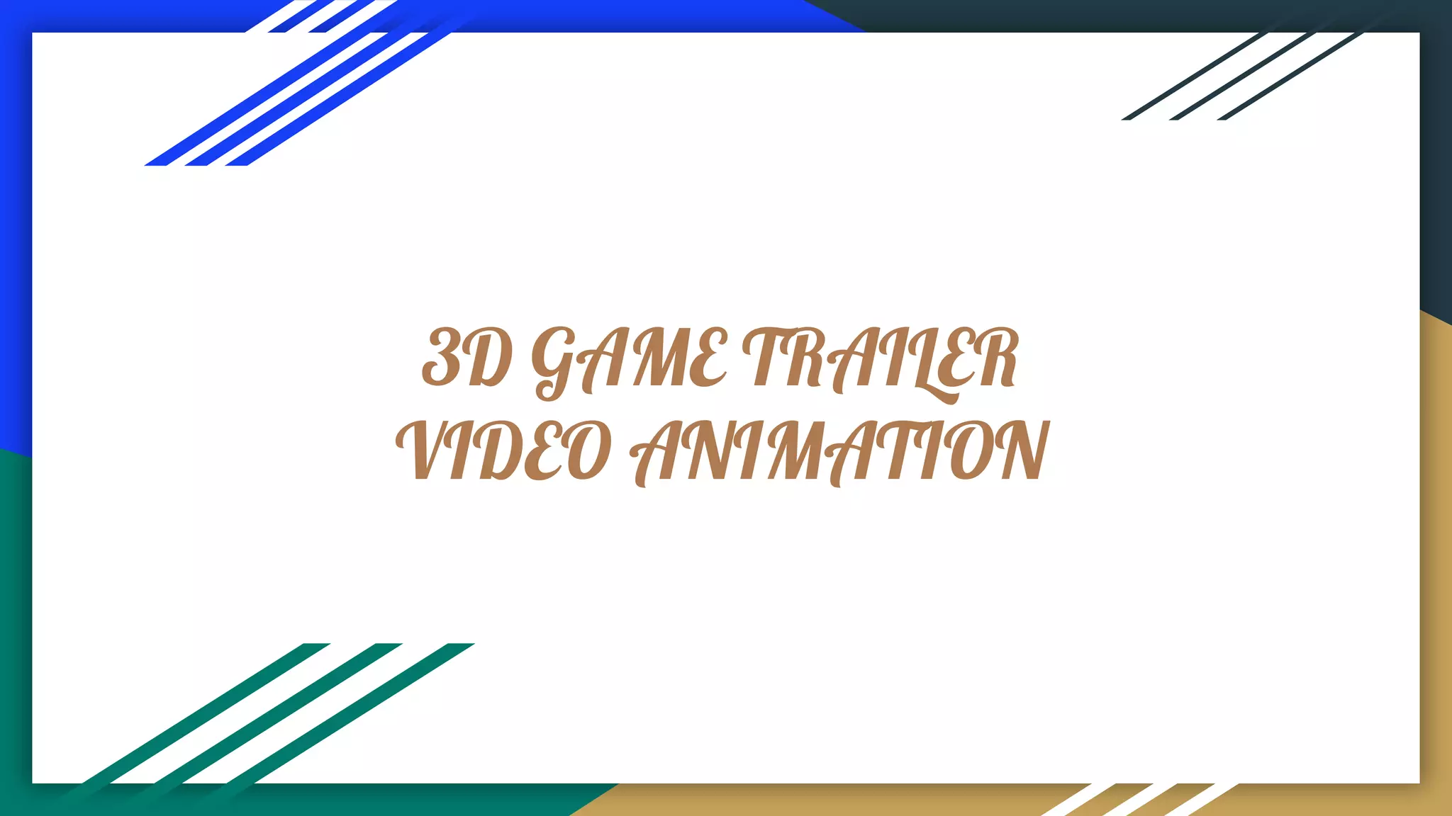 I will 3d game trailer animation video game trailer movie trailer ...
