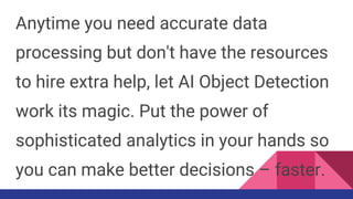 AI Object Detection | PPTX