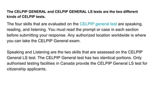 celpip test preparation course | PPTX | Standardized Testing ...