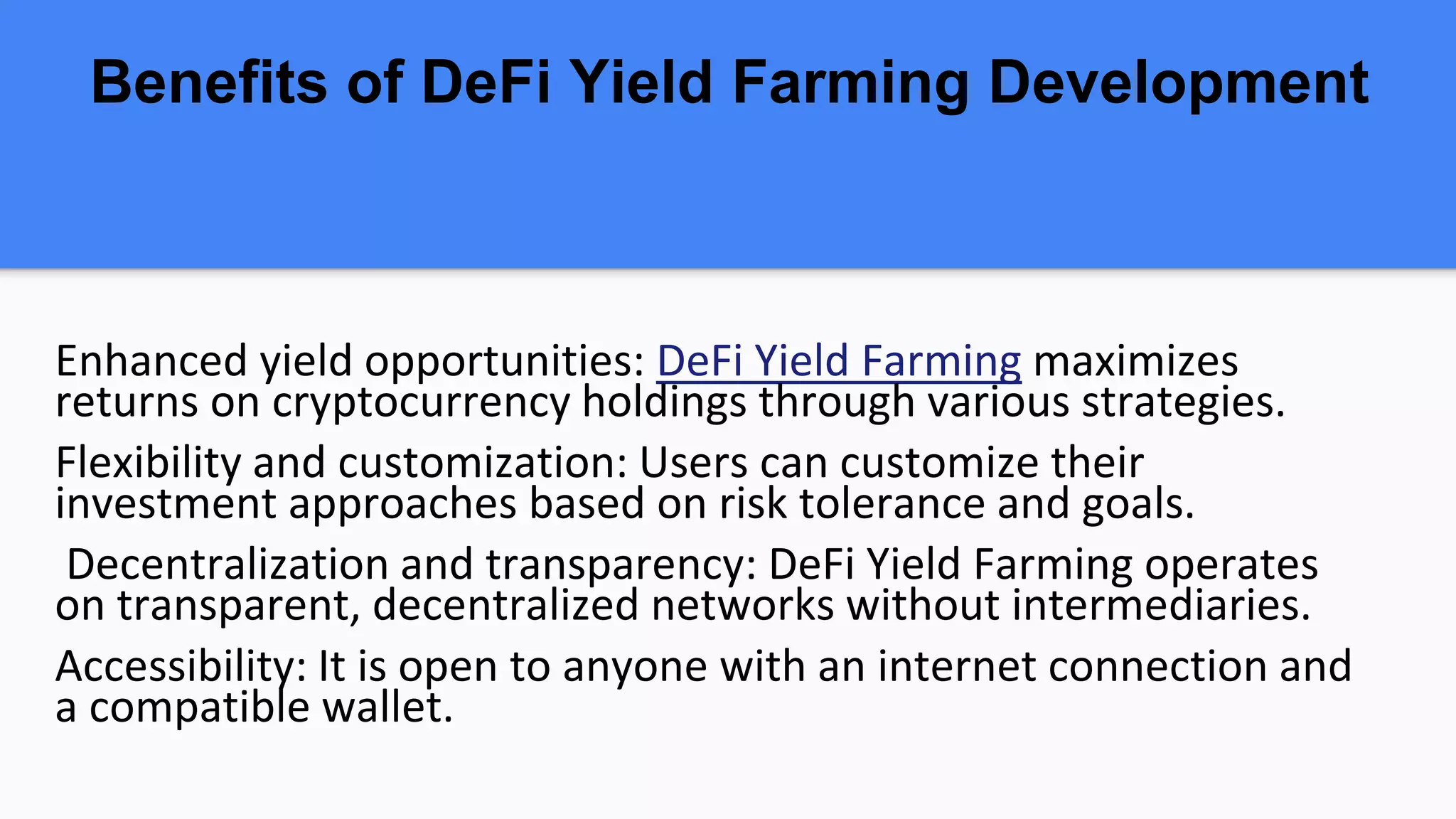 defi yield farming | PPTX