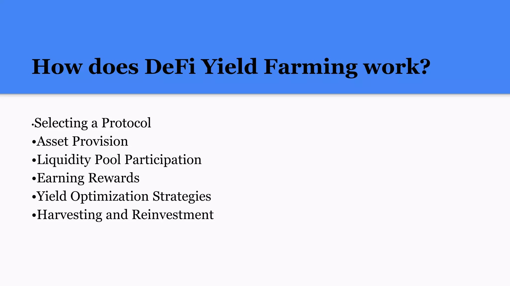 defi yield farming | PPTX