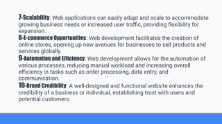 web development | PPT