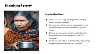 Social Issues Project ideas for assignment | PPTX