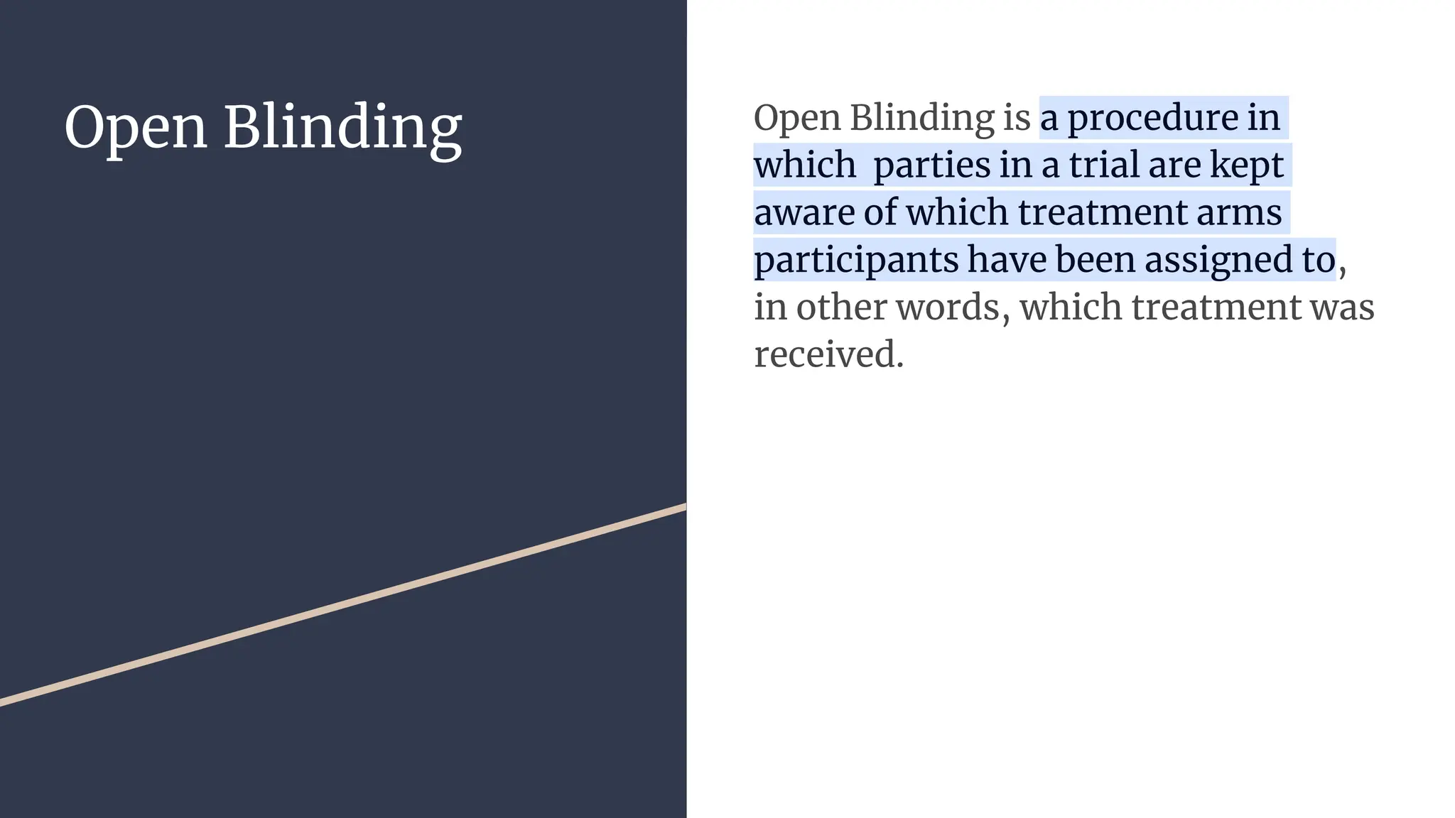 Types of Blinding in Clinical Research.. | PPTX